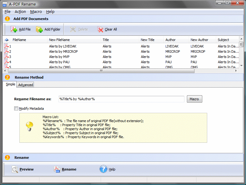 A PDF Rename PDF Utilities Software 20 Off Discount For PC