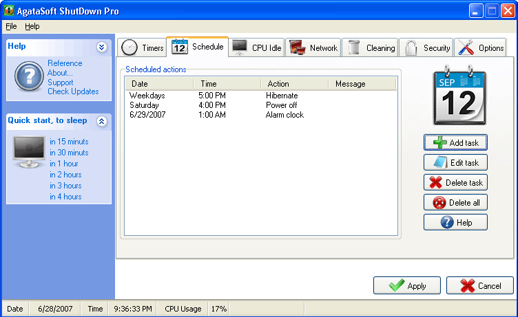 AgataSoft ShutDown Pro - Auto Shutdown Software Discount for