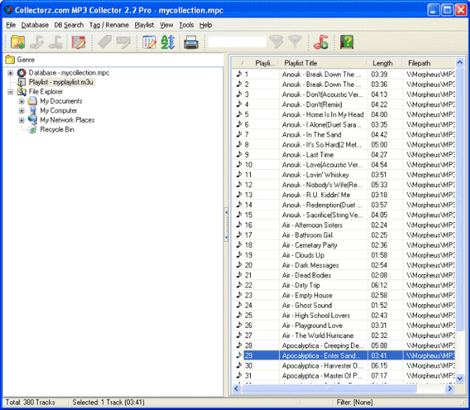 Collectorz.com MP3 Collector Pro - Cataloging Software for
