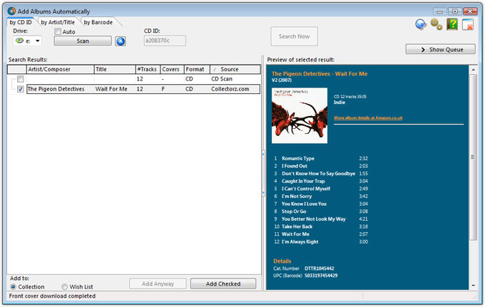Collectorz.com Music Collector - Cataloging Software for