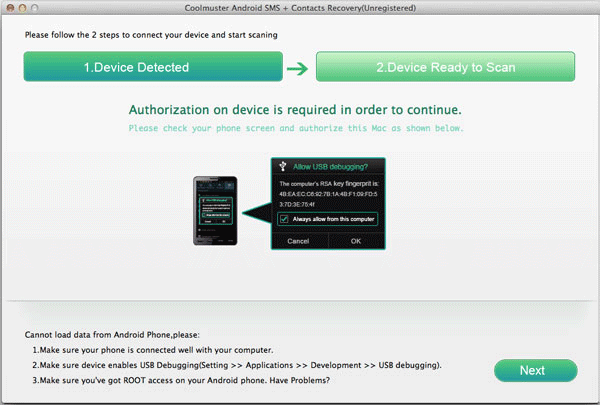 Coolmuster Android SMS+Contacts Recovery Backup and Restore