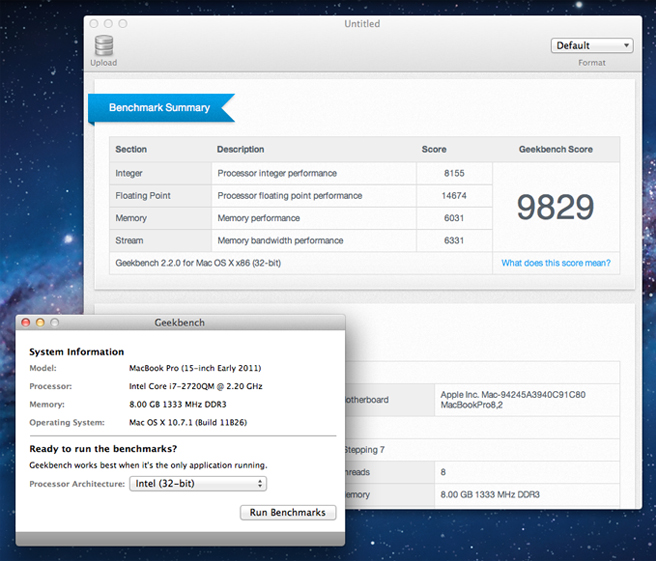 Geekbench 2 - System Stability Software Discount Download for