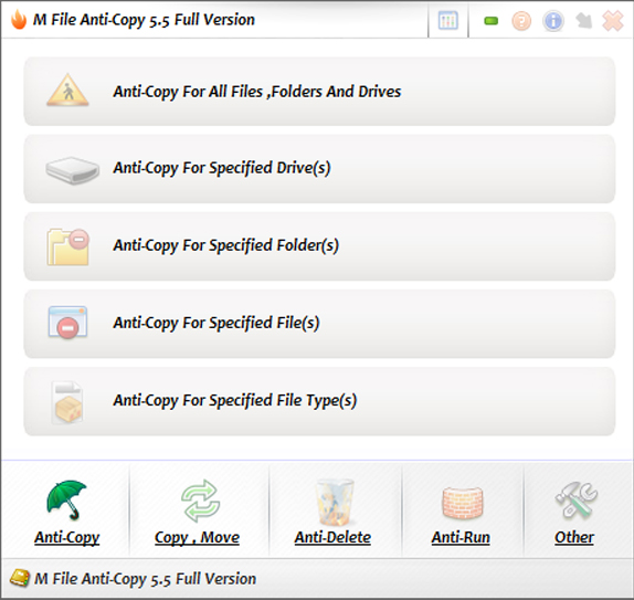 M File Anti-Copy 5.5 - General Security Software Discount for