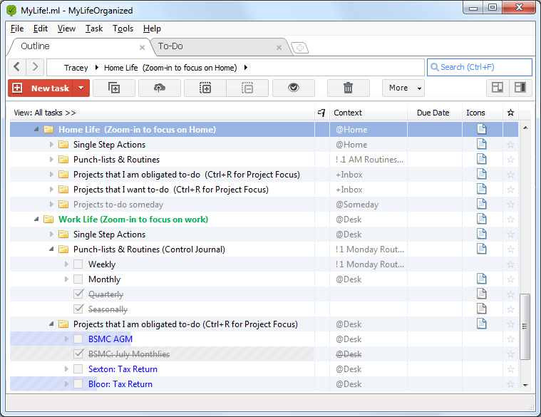 MyLifeOrganized Professional+PocketPC - To-Do List Software for