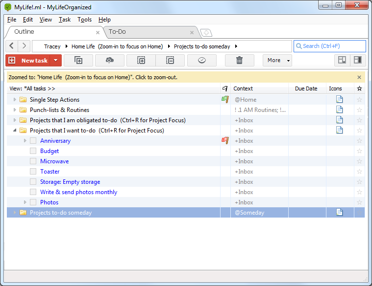 MyLifeOrganized Professional+PocketPC - To-Do List Software for