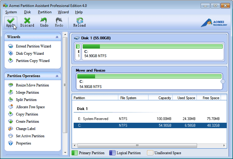 Partition Assistant Server Edition - Hard Drive Software for