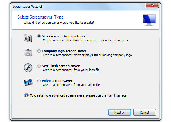Screensaver Factory 5 Standard - Screensaver Software for