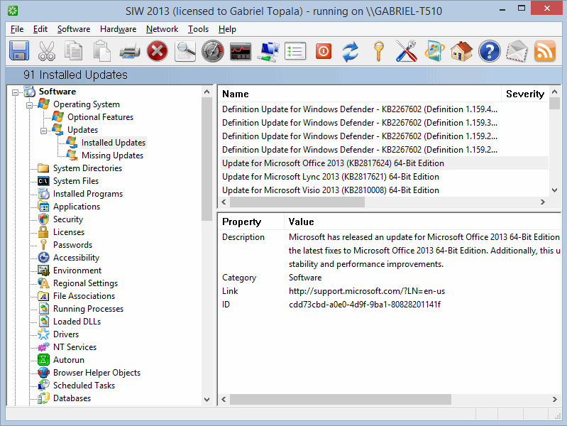 SIW System Information Windows System Inventory Software for