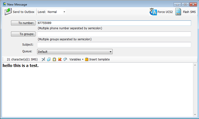 SMS Deliverer Standard - Instant Messaging Software for