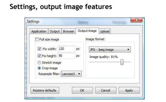 Webpage Thumbnail Creator - Thumbnail Software Discount for